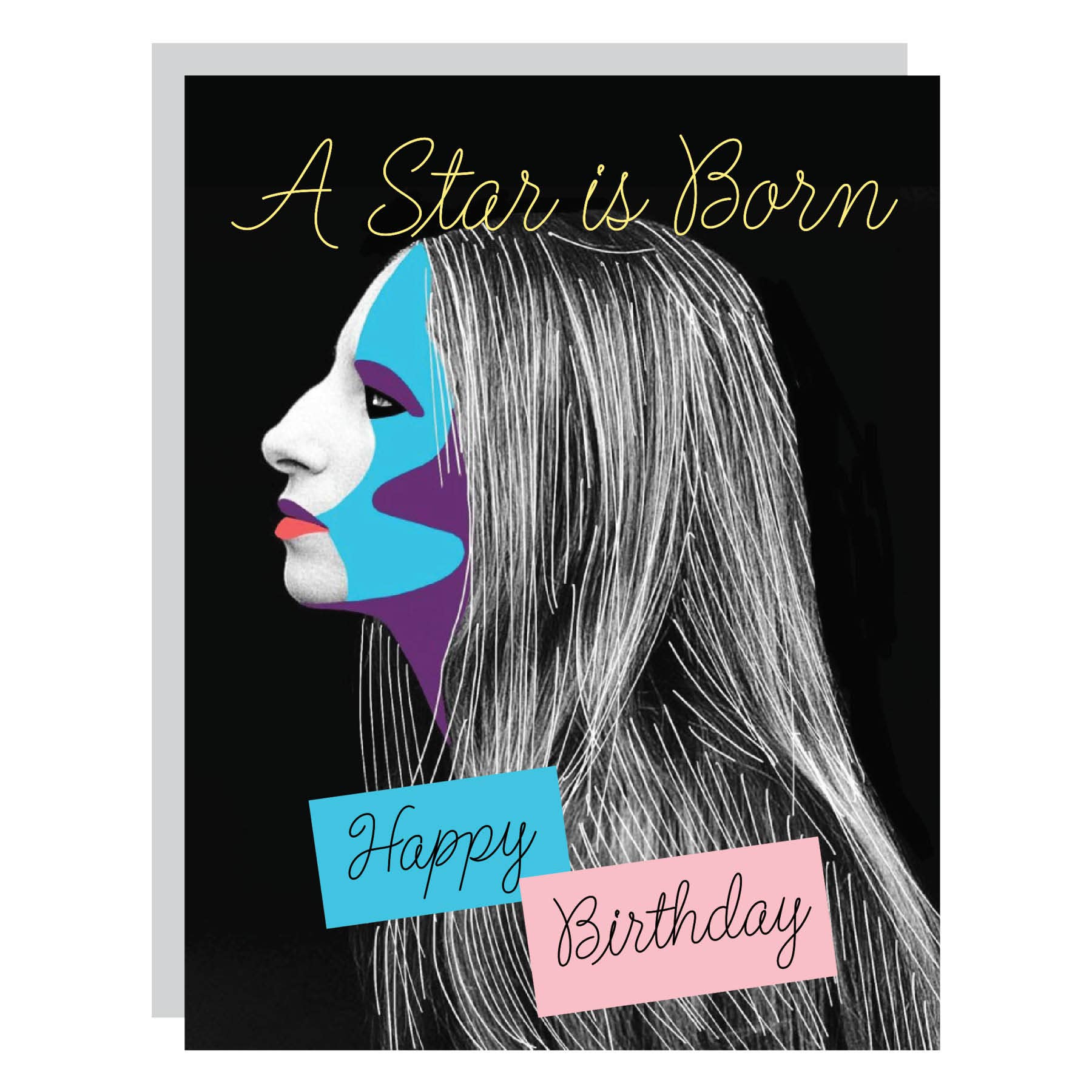 A Star is Born Birthday Card